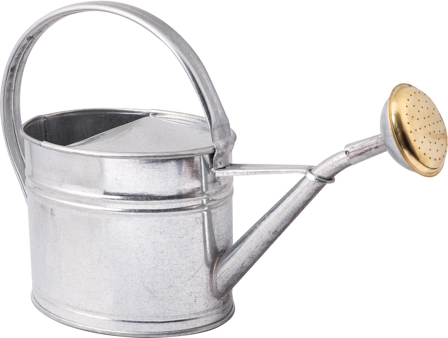 Arrosoir en acier galvanisé avec pomme 1.75 litres (naturel)