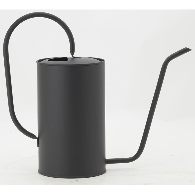 Arrosoir design en métal noir 1,5 l