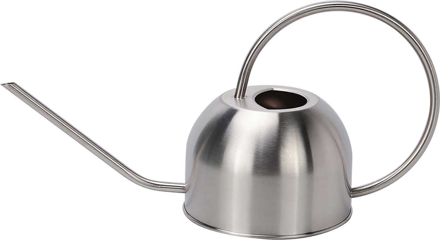 Arrosoir rond en inox 1.5 litres