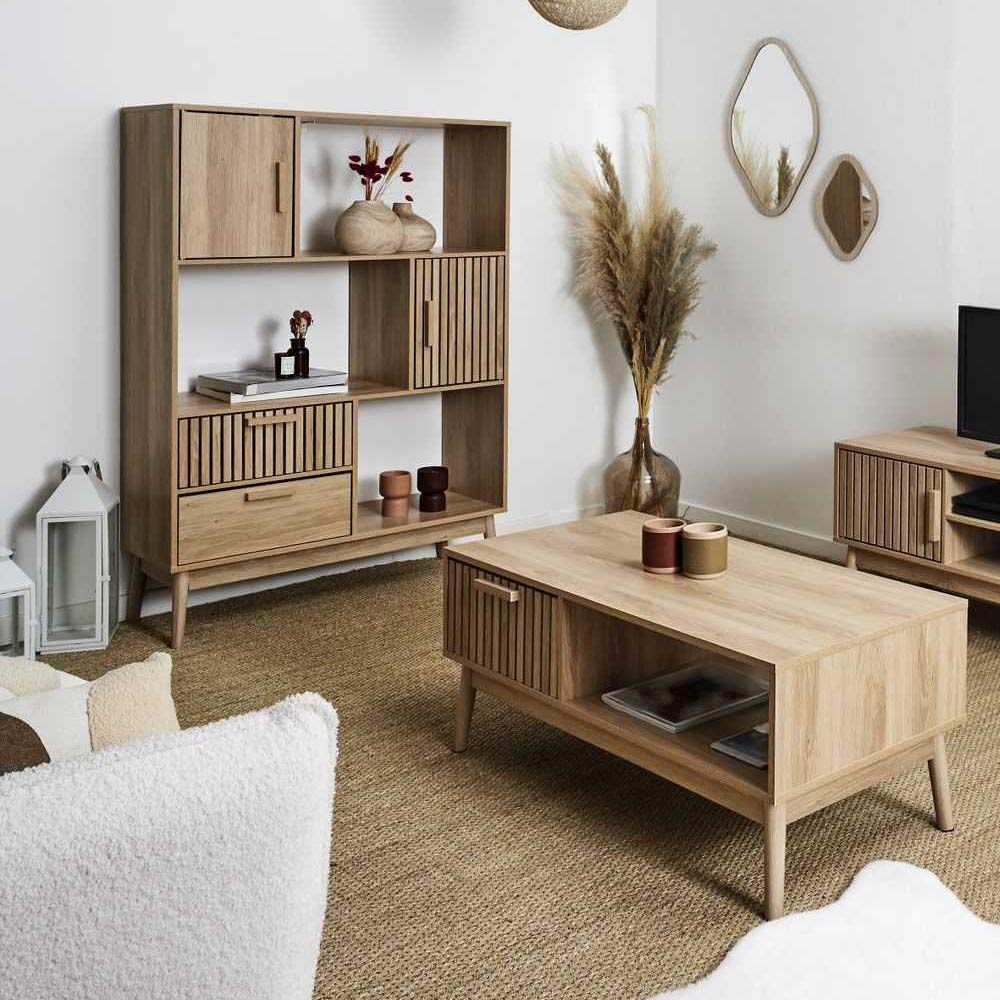 Bibliothèque en bois klaus