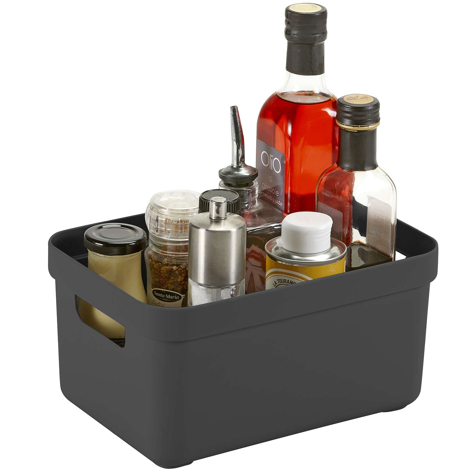 Boîte de rangement sigma home box 5 litres (anthracite)