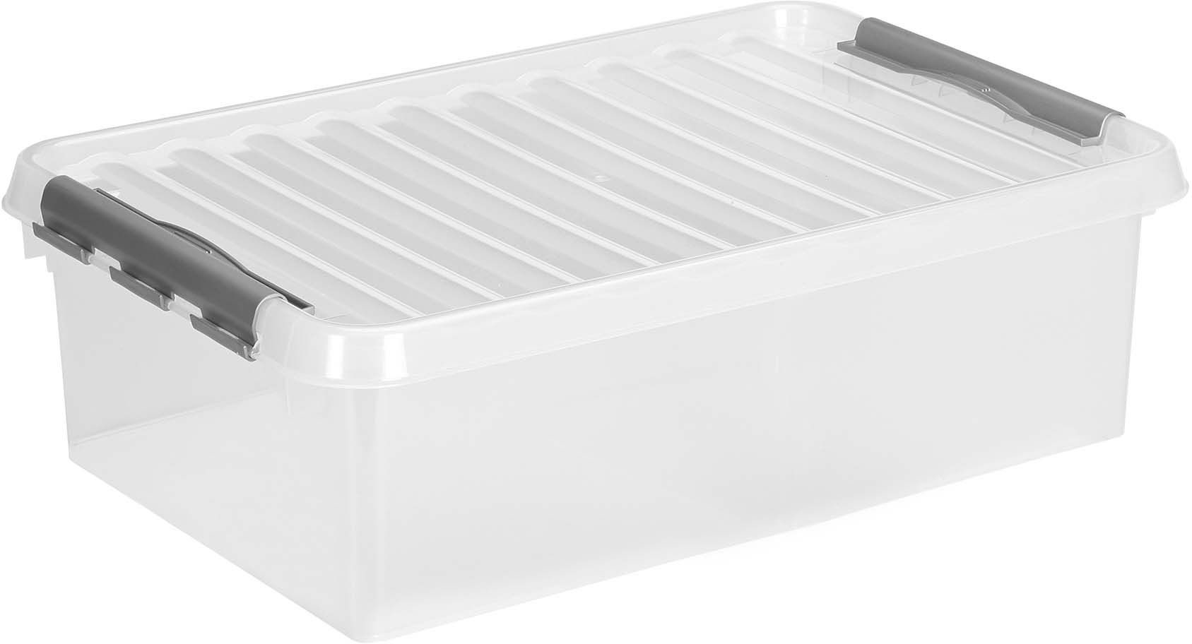 Boîte de rangement en plastique q-line (32 litres)