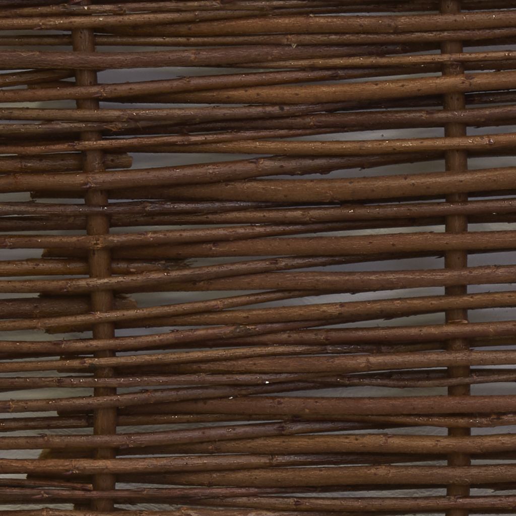 Bordures en osier tressé naturel (lot de 4) (120 x 25 cm)