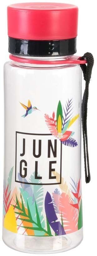 Bouteille de transport en plastique exotique 55 cl (rouge)