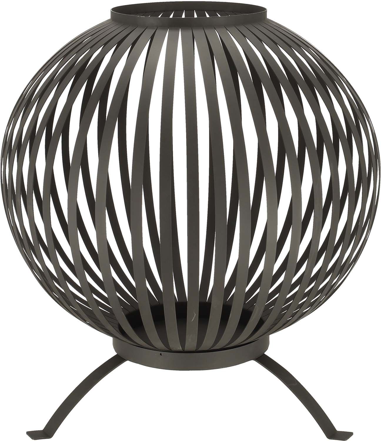 Brasero design en acier ajouré 60 x 66 cm