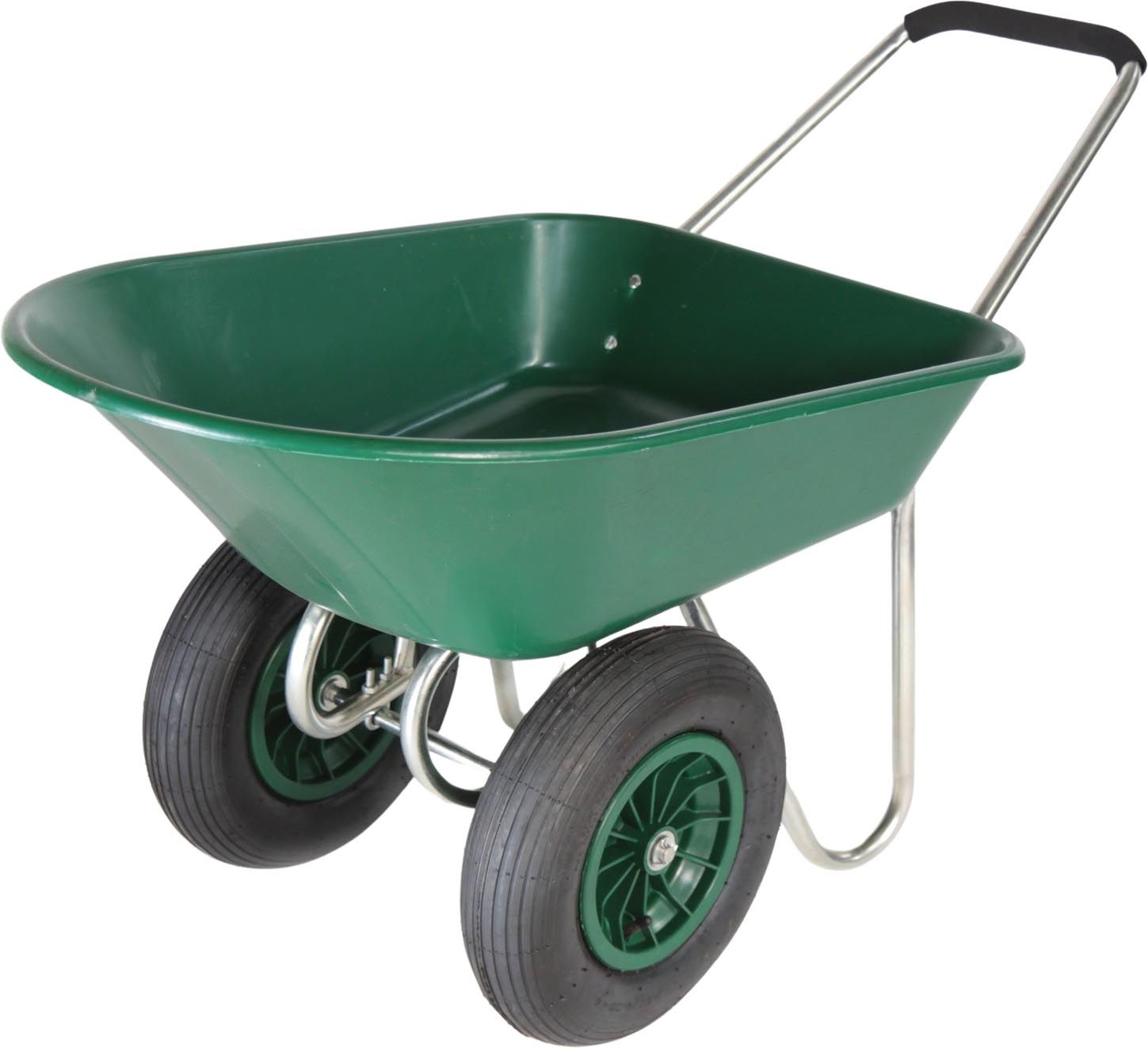 Brouette en polypropylène 2 roues 85 litres