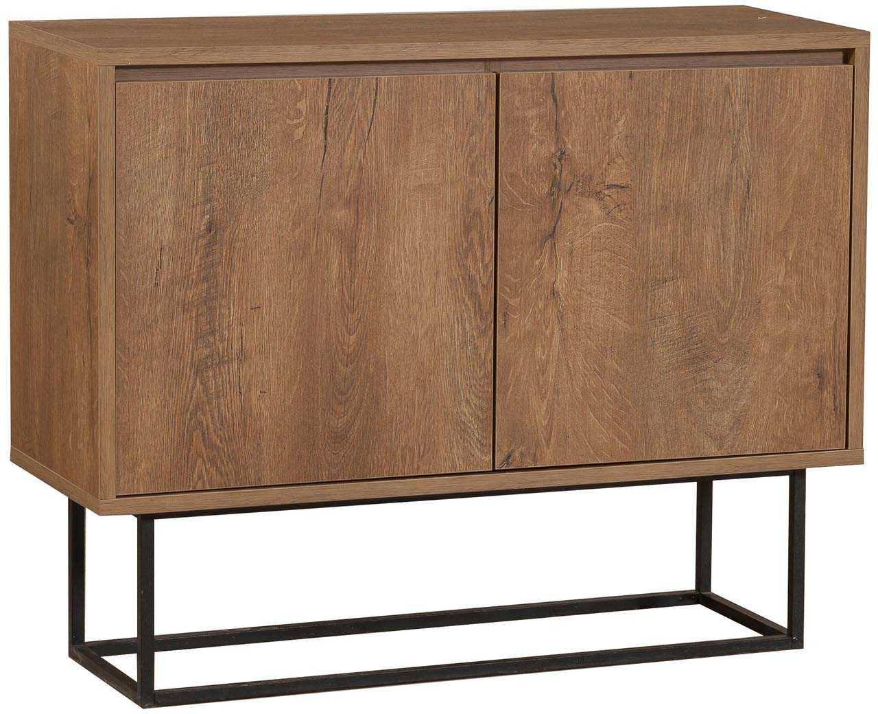 Buffet en aggloméré pieds en métal zuri