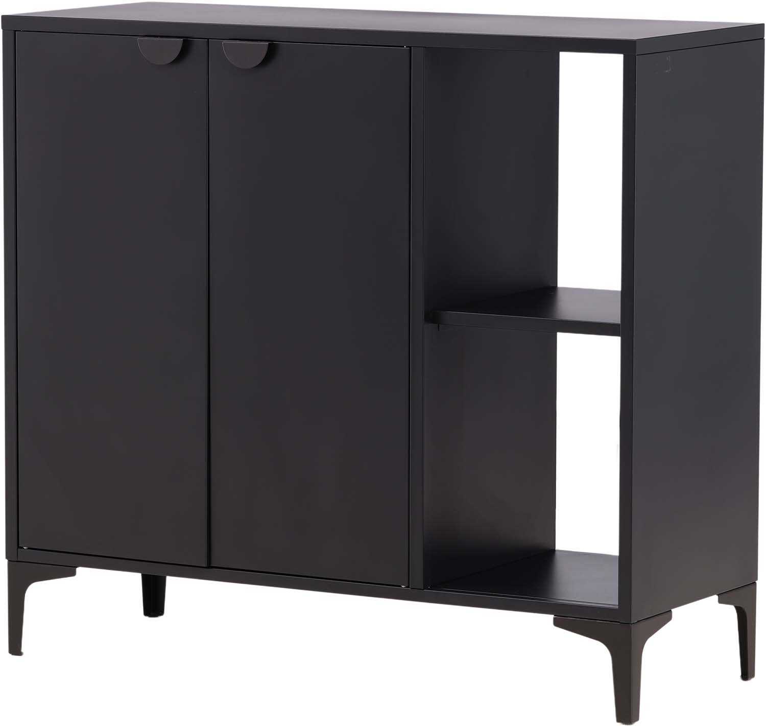 Buffet 2 portes 2 cases piring (noir)
