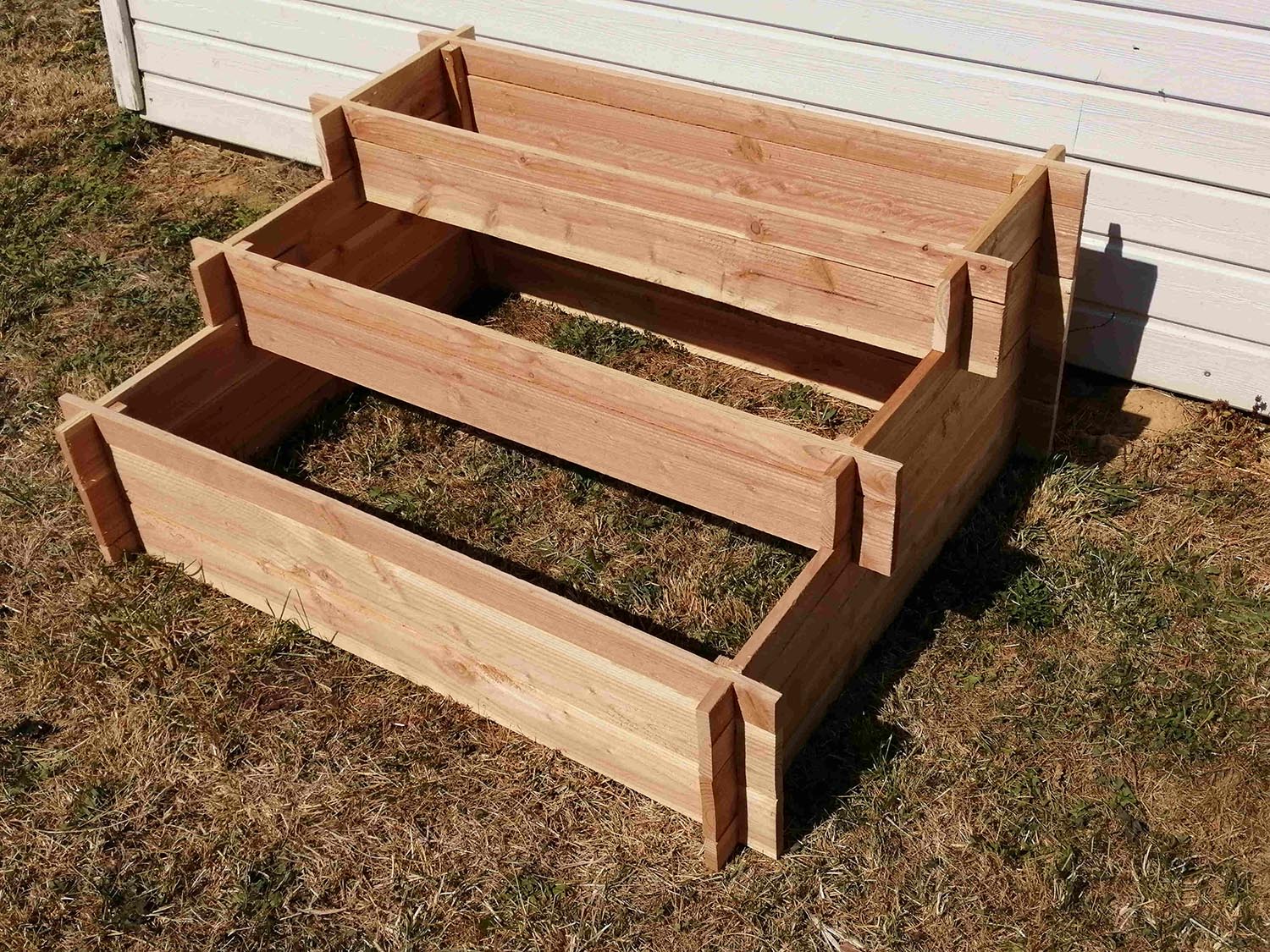 Carré potager 3 étages en bois de douglas