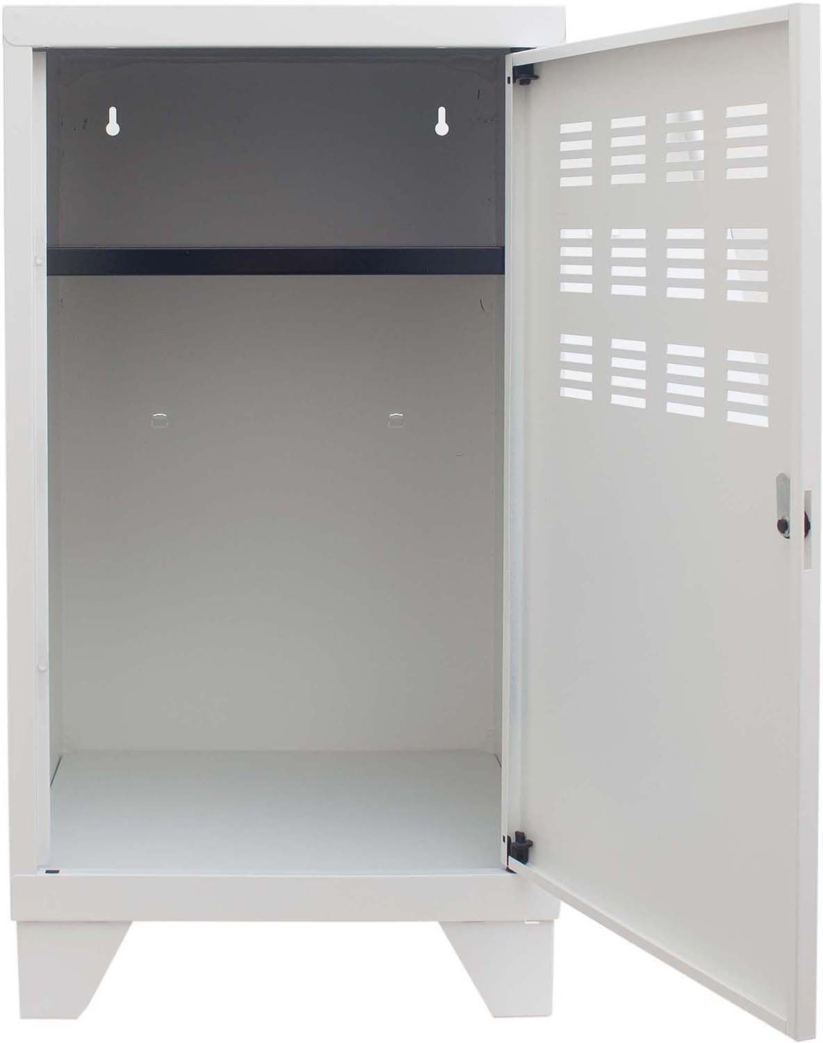 Casier de rangement en métal 74 cm collégien (blanc mat)