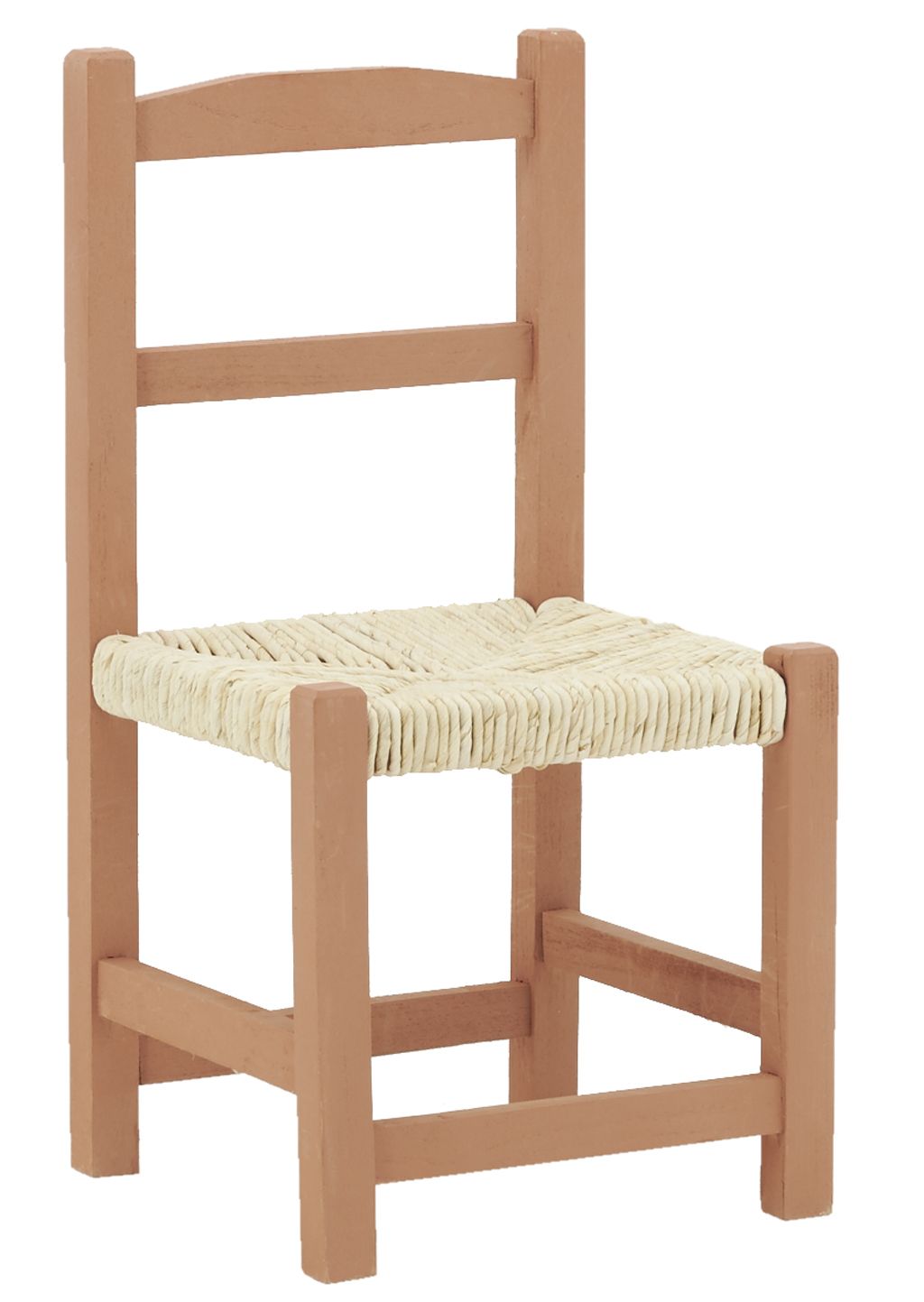 Chaise enfant en bois terracotta - AUBRY GASPARD | Jardindeco