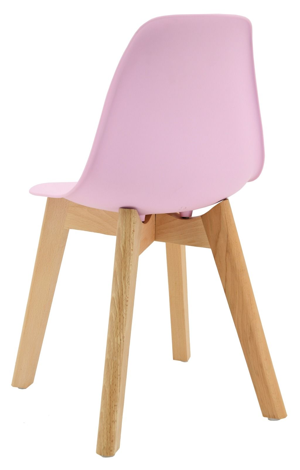 Chaise enfant design scandinave en polypropylène et bois - AUBRY ...