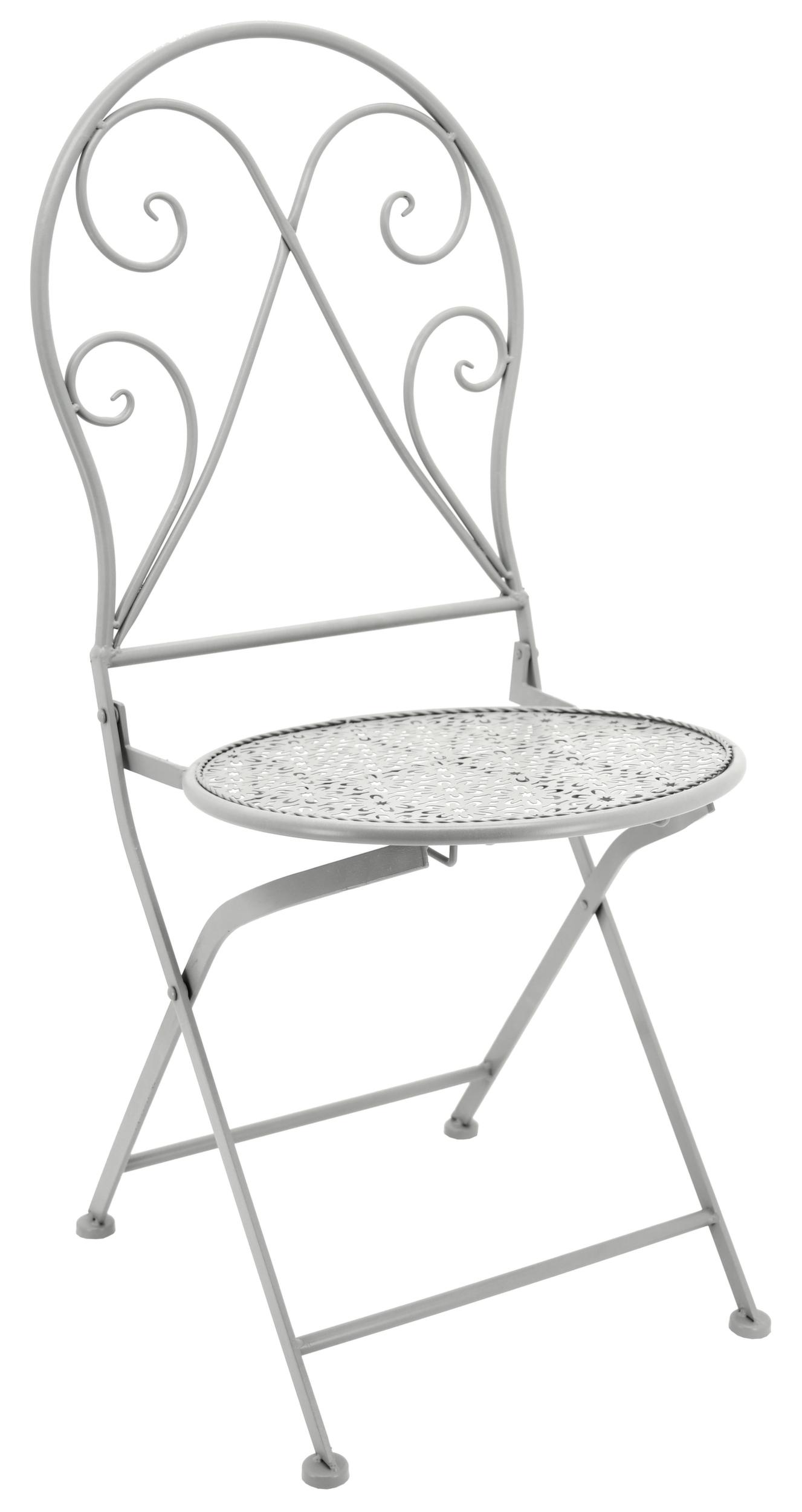 Chaise pliante en métal - AUBRY GASPARD | Jardindeco