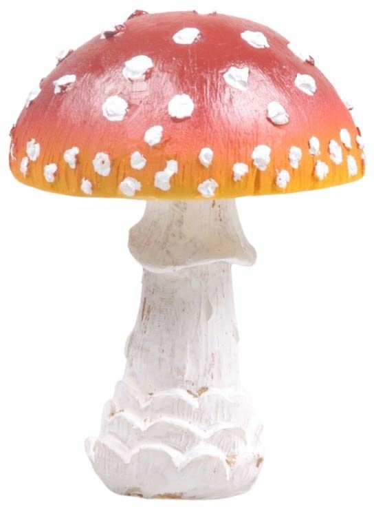 Champignon amanite tue-mouche en résine forest