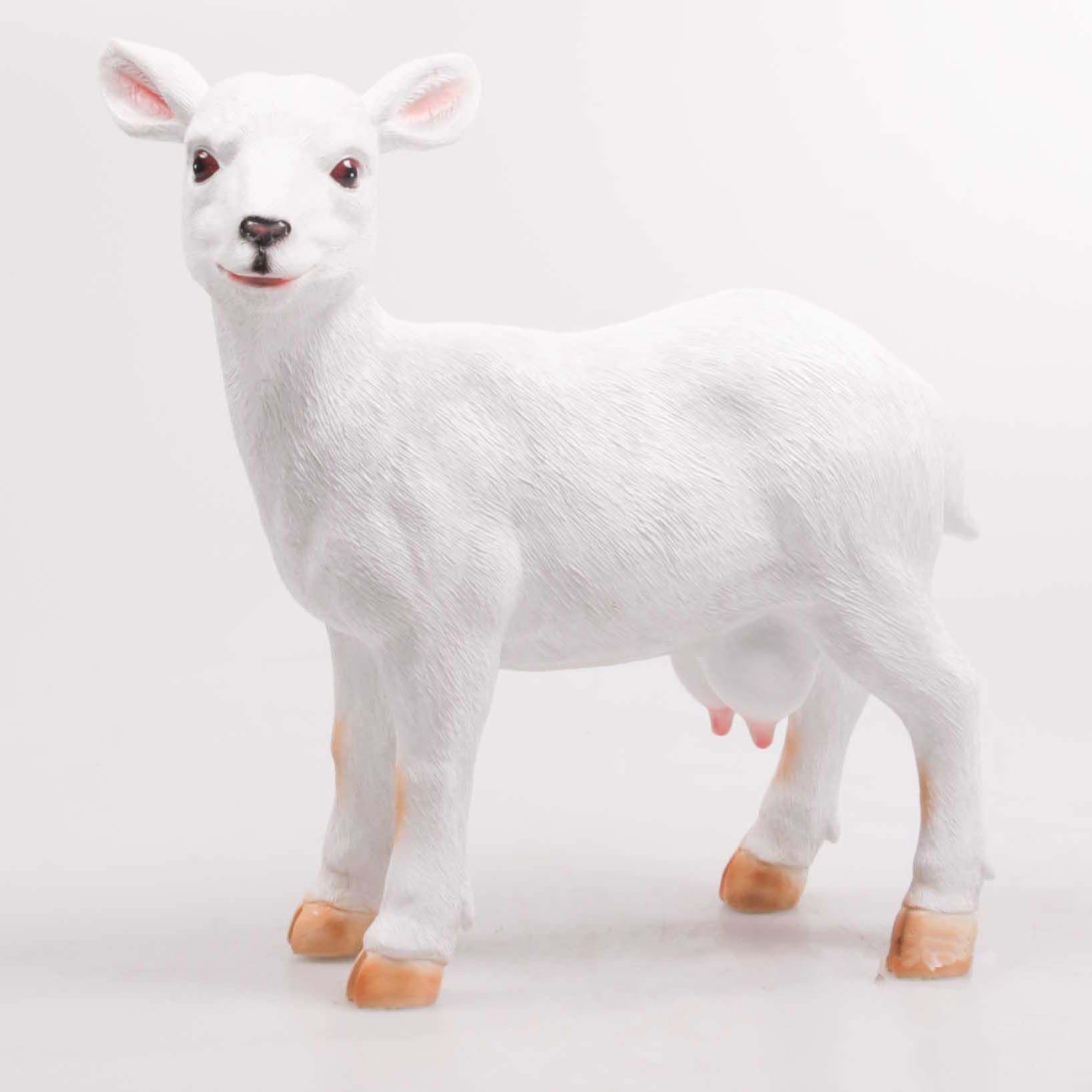 Chèvre en résine 28 x 10 x 32 cm