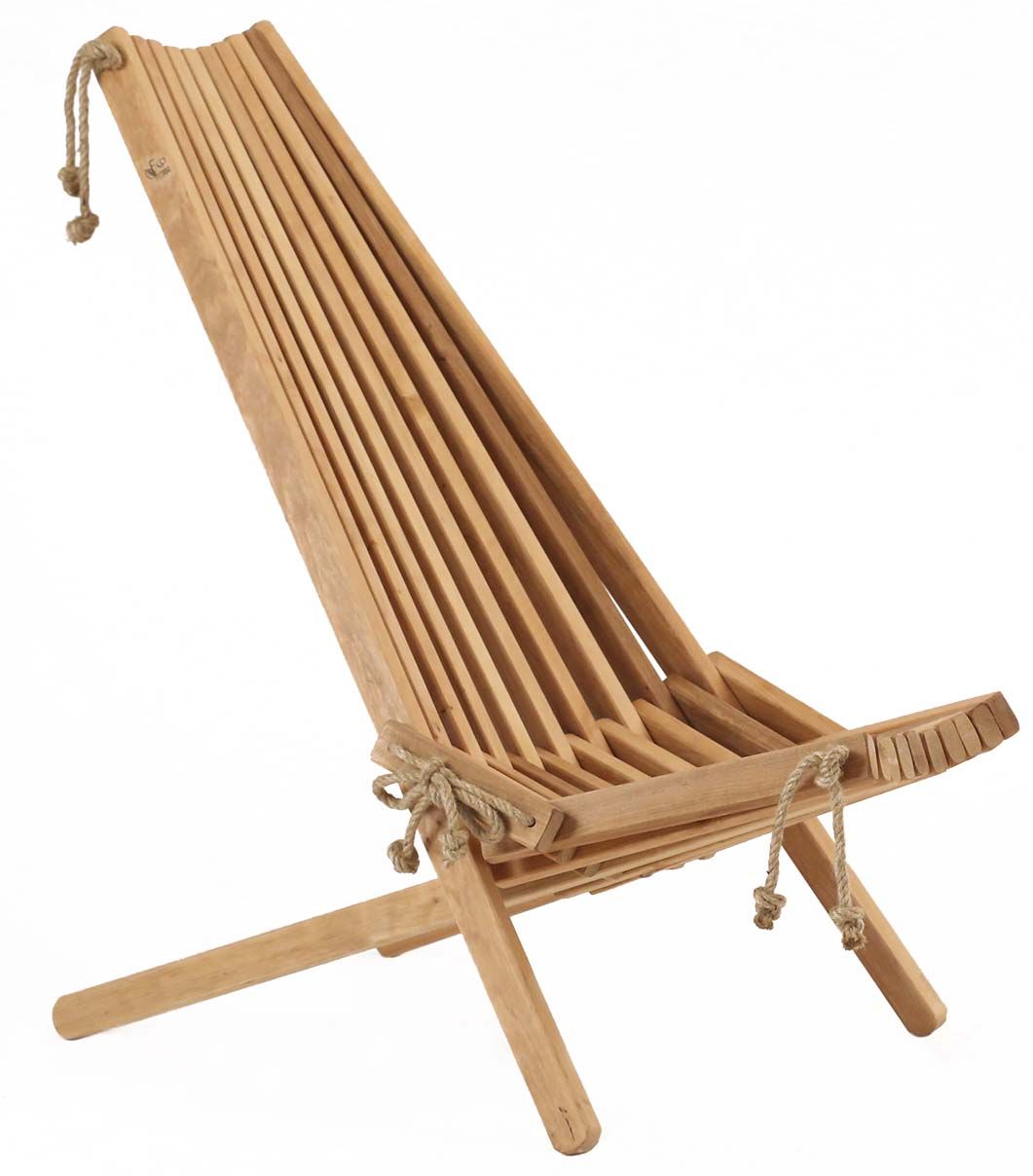 Chilienne en bois ecochair (coussin offert) (aulne)