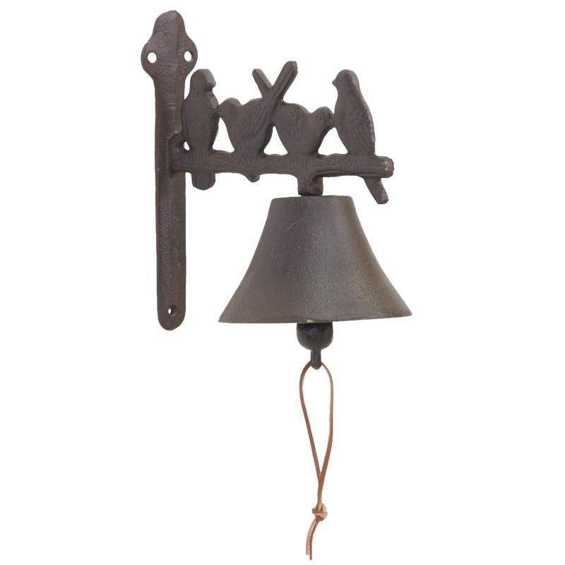 Cloche oiseaux en fonte