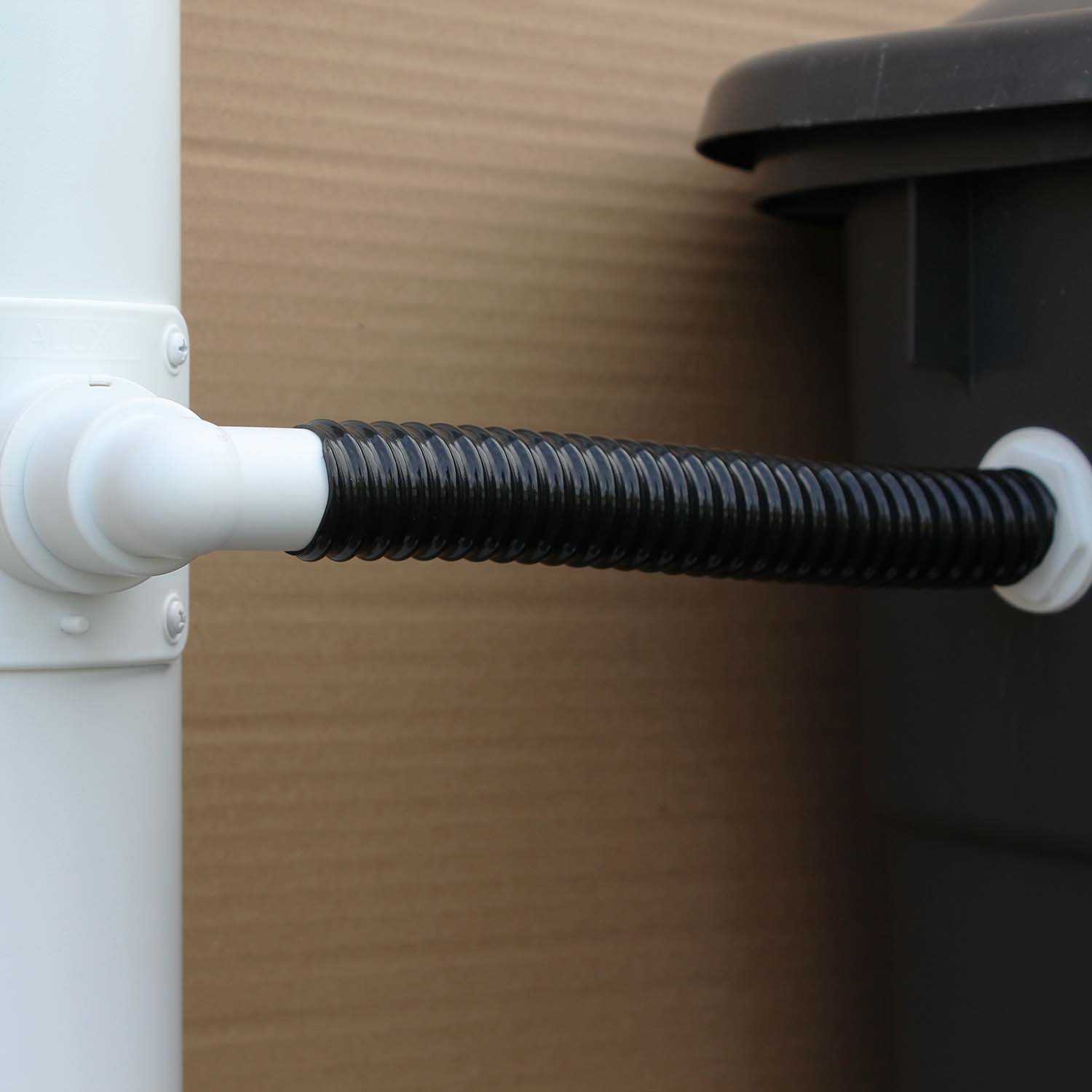 Collecteur d'eau blanc pour gouttière circulaire (pour descente ...
