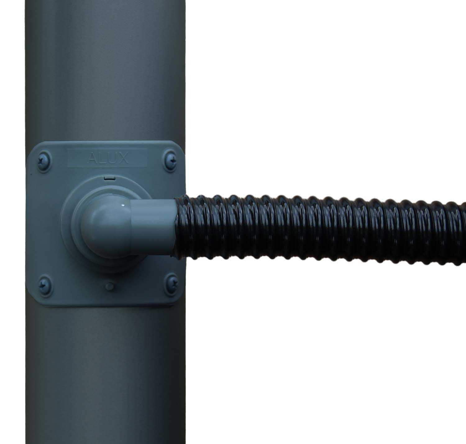 Collecteur d'eau anthracite pour gouttière circulaire (pour descente ...