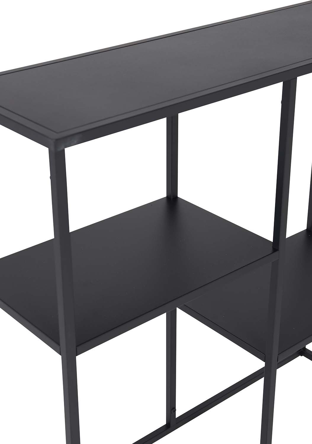 Console en acier noir staal