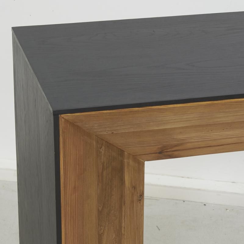 Console en pin recyclé rewood