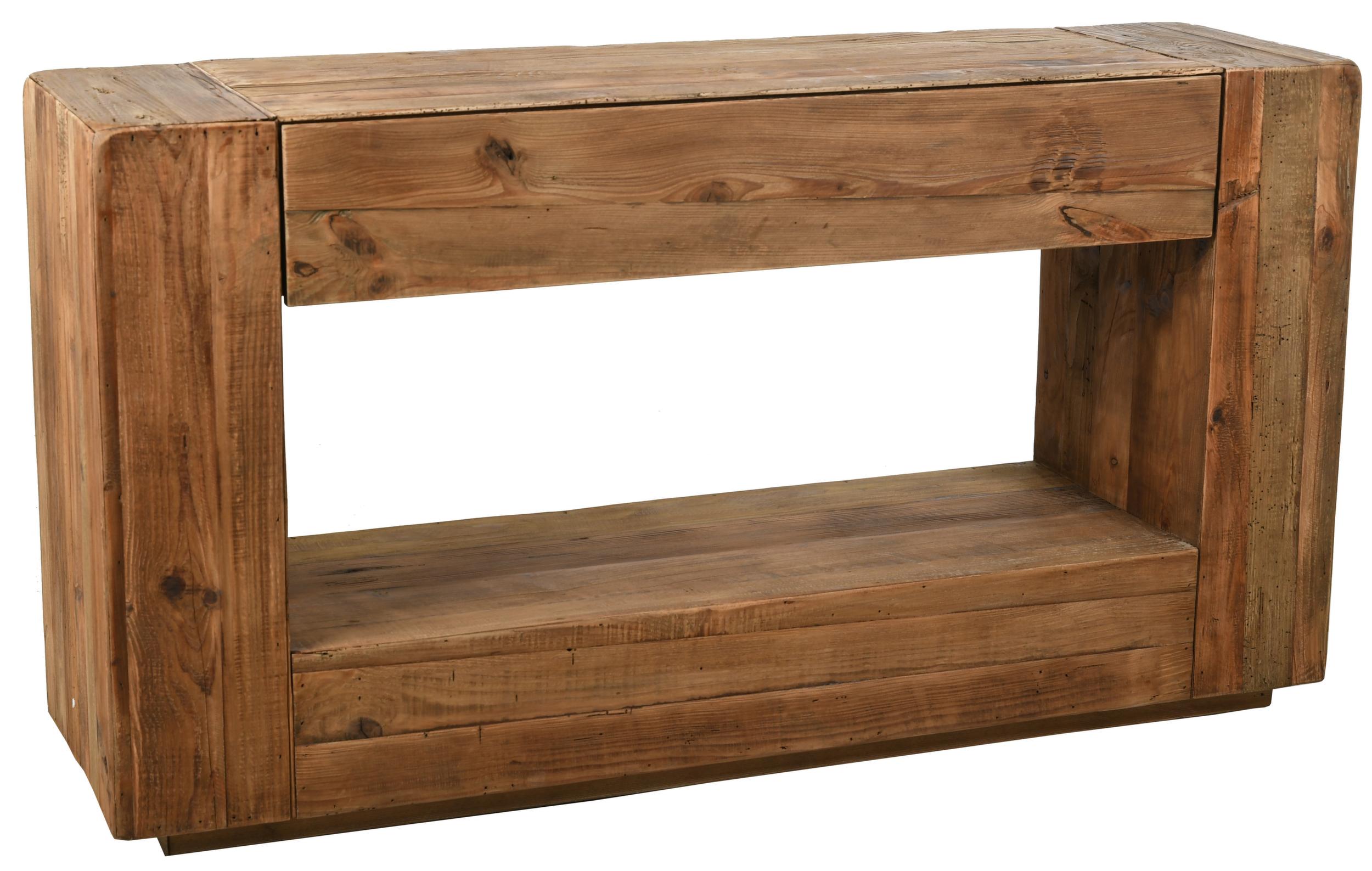 Console en pin recyclé - AUBRY GASPARD | Jardindeco