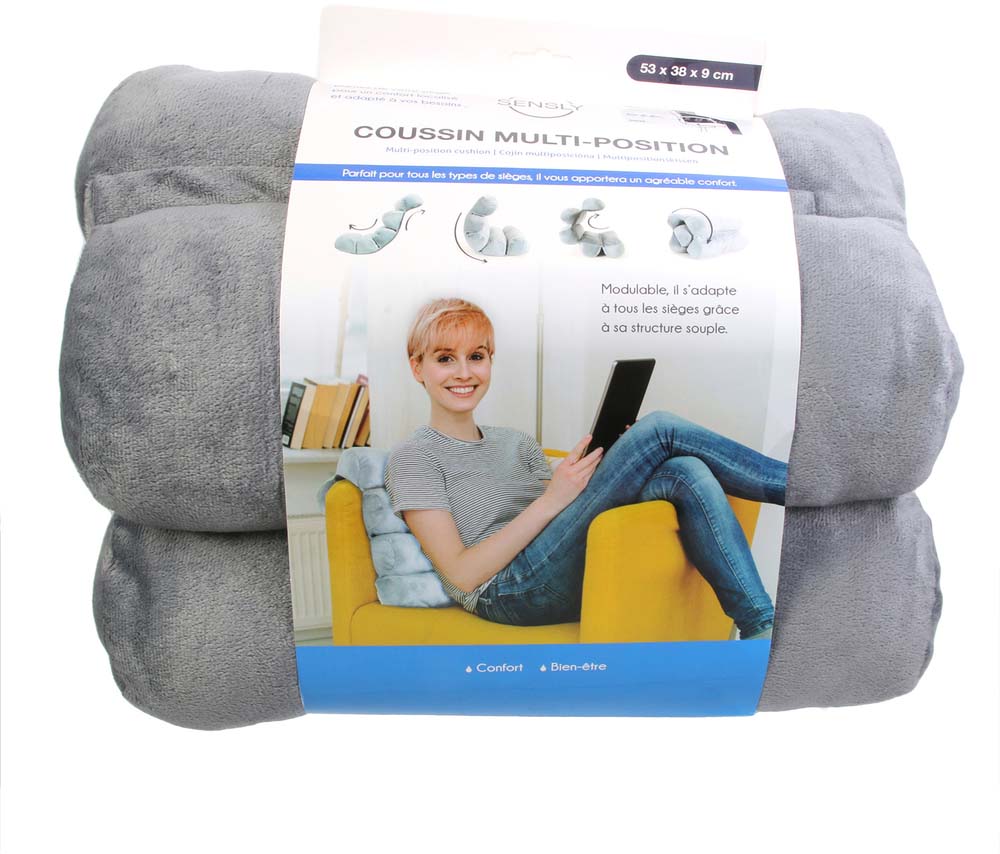 Coussin boudins multiposition confort