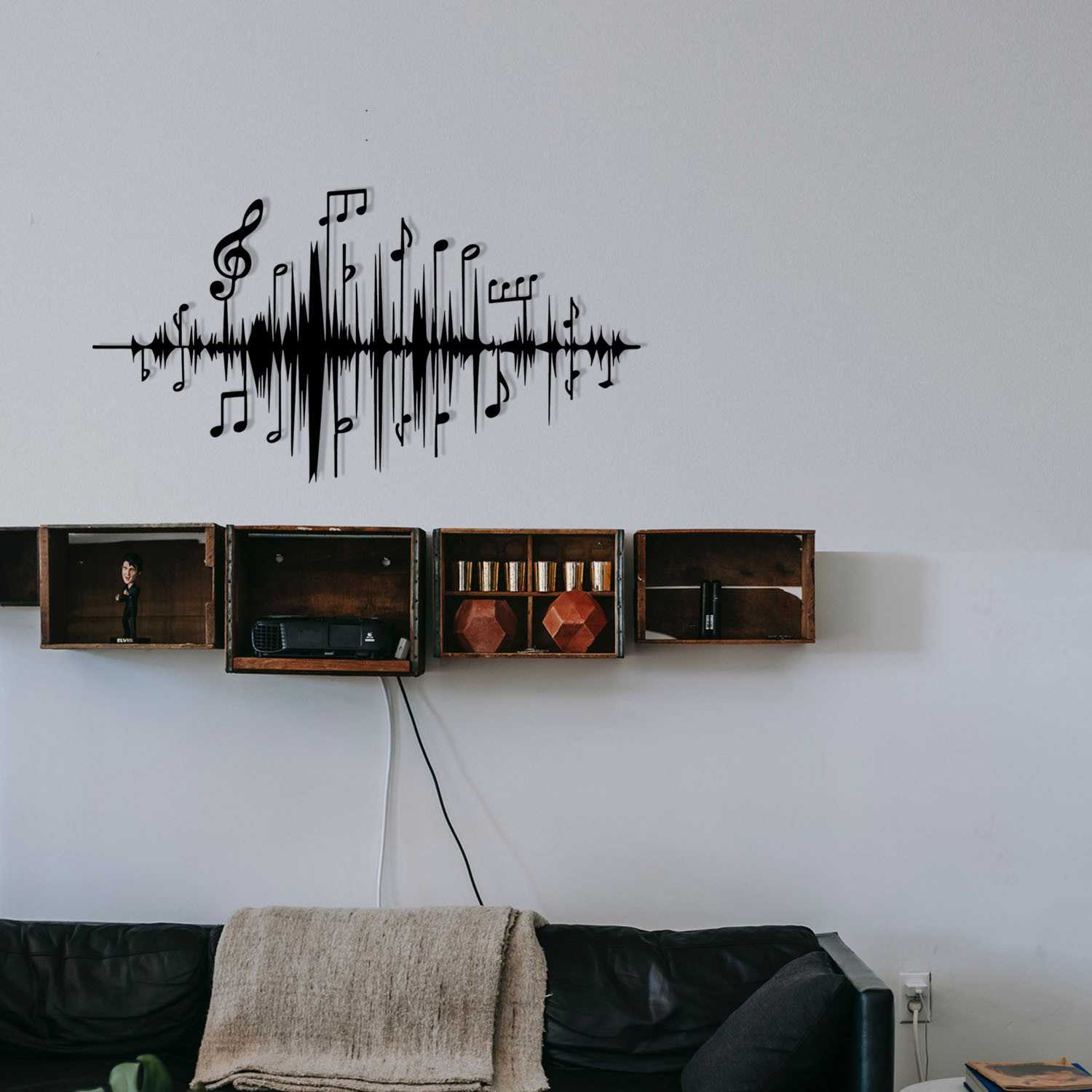 Décoration murale en métal (musique)