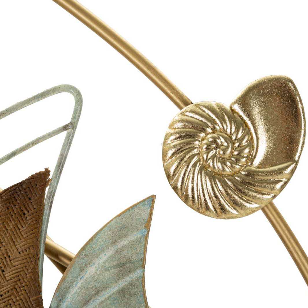 Décoration murale en métal et mdf dory 61 x 5 x 86 cm