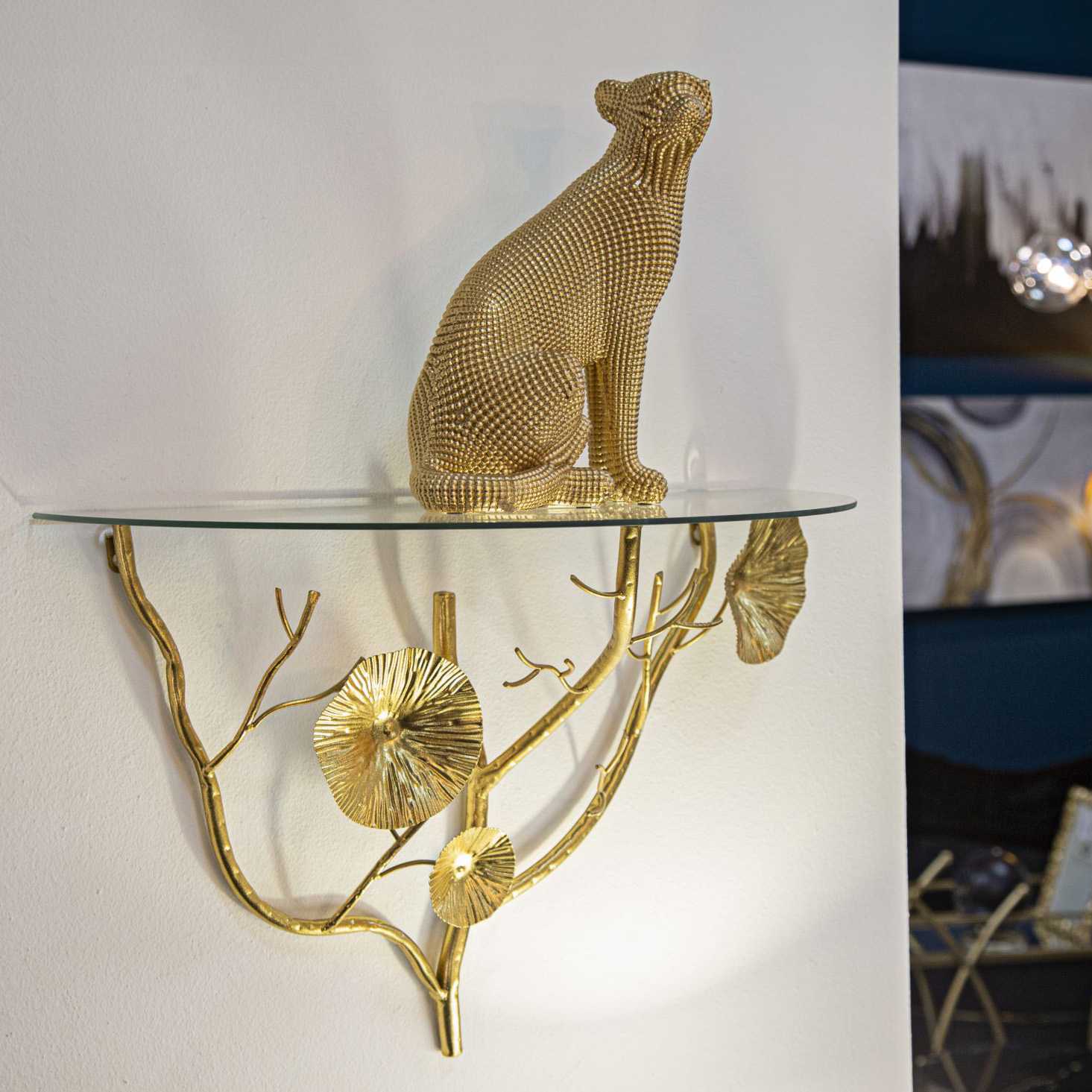 Etagère murale en métal tisty 60 x 30 x 40 cm