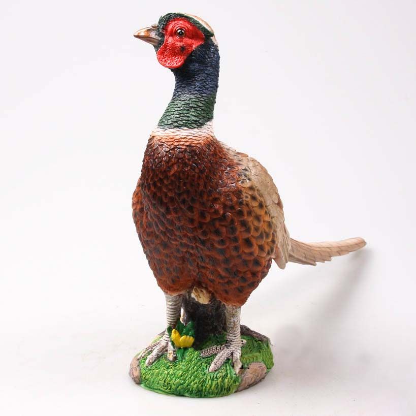 Faisan en résine (52 x 13 x 36 cm)