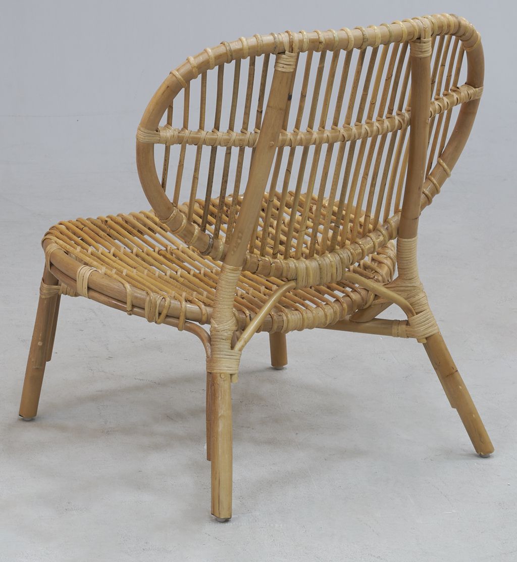 Fauteuil en rotin naturel lazy