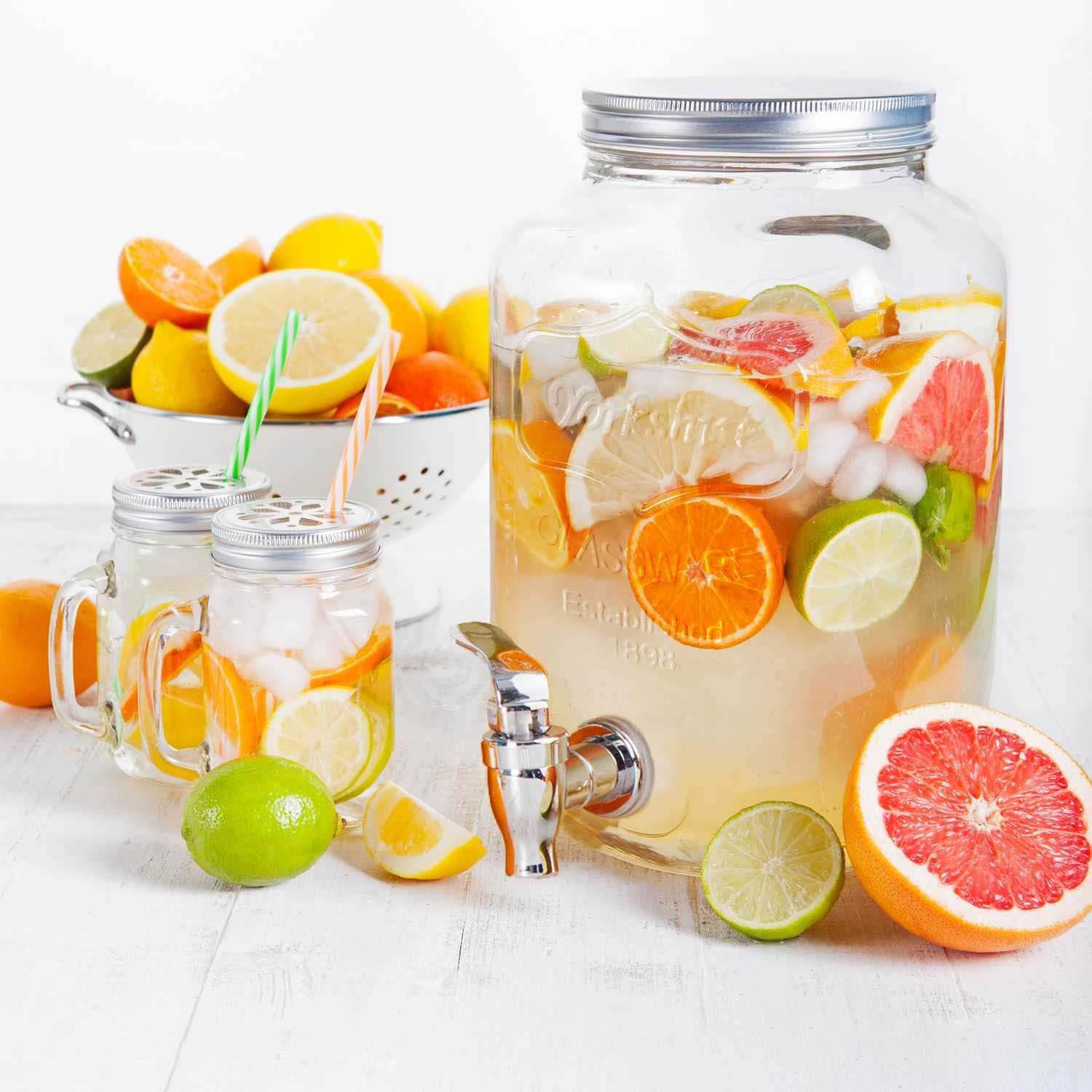 Fontaine à boisson en verre yorkshire (4 litres)