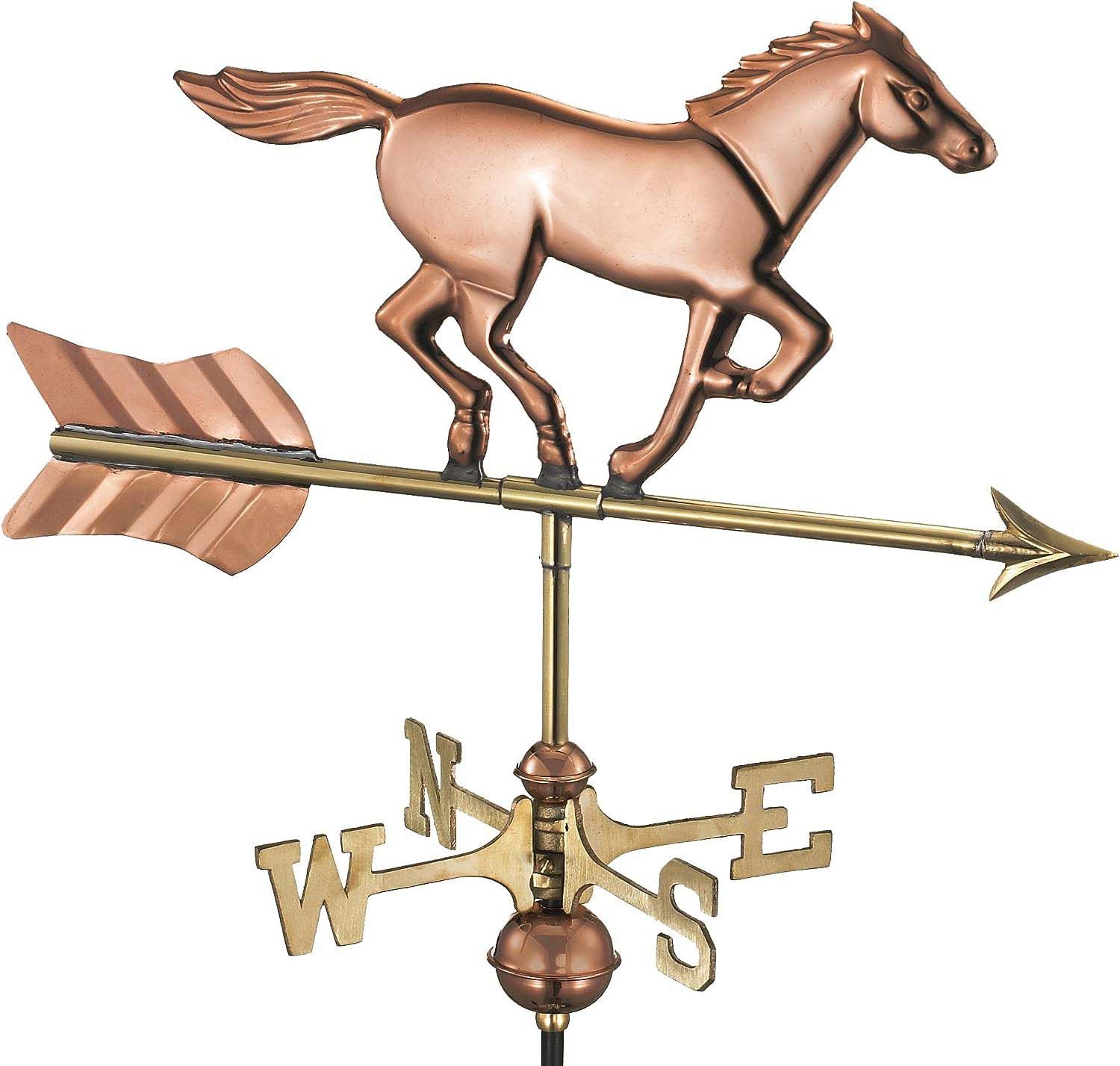 Girouette en cuivre (cheval)