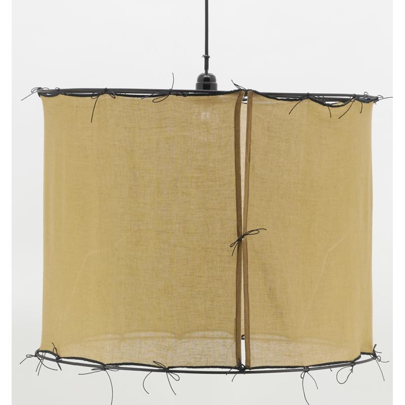 Abat-jour en coton riad (grand safran)