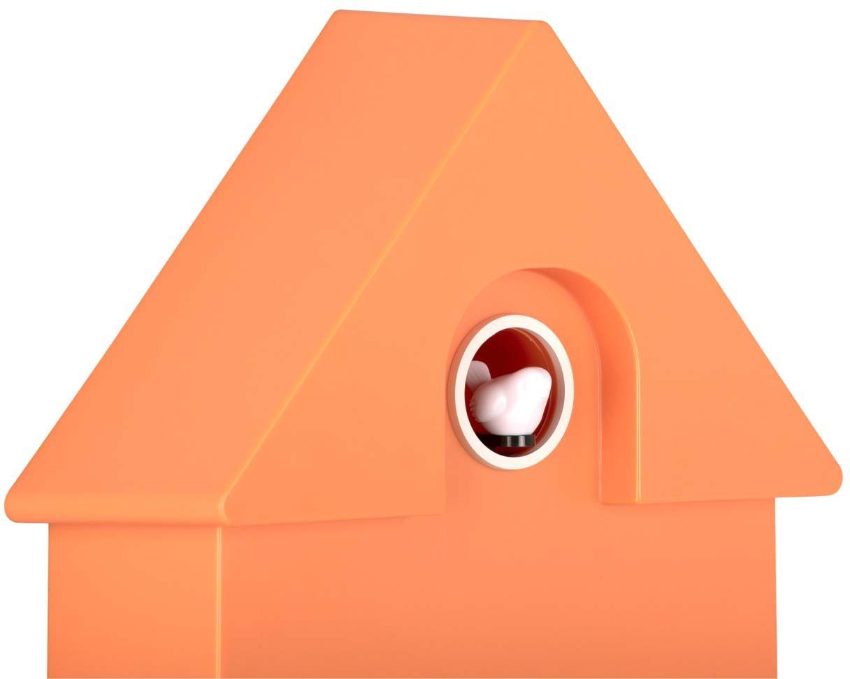 Horloge murale moderne cuckoo (orange)