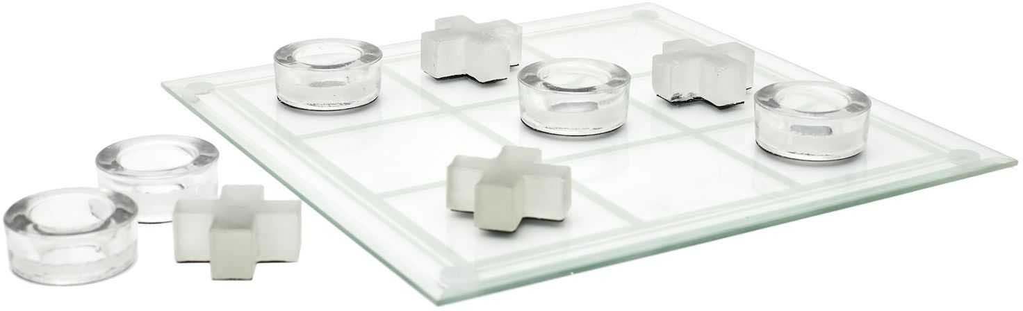 Jeu de morpions en verre