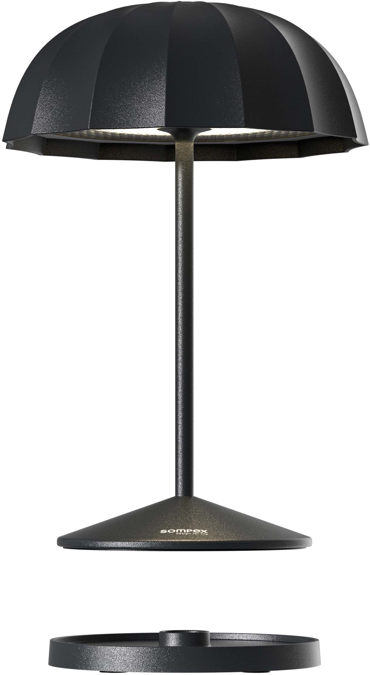 Lampe de table led 24 cm ombrellino (noir)
