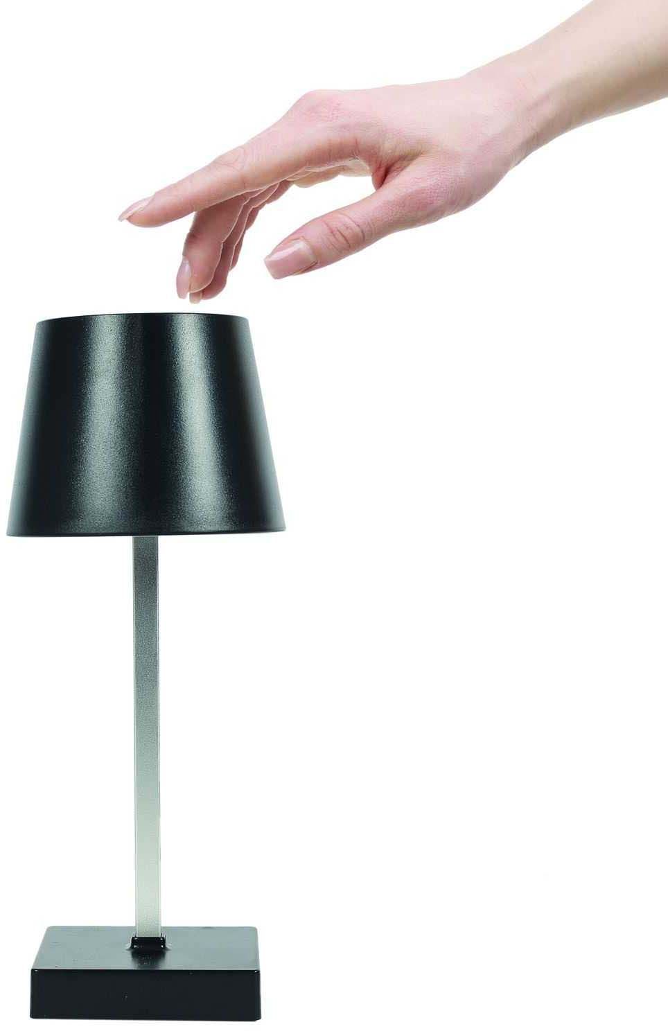 Lampe de table led tactile (noir)