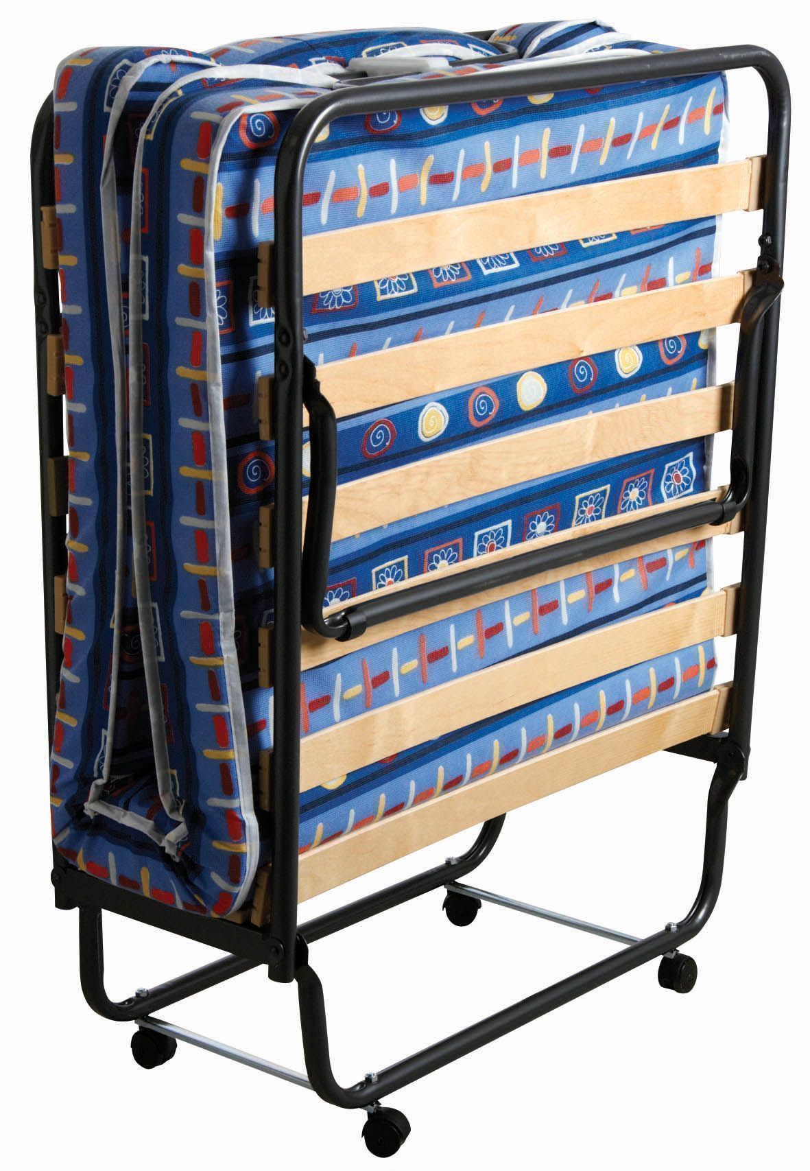 Lit d'appoint pliant como (bleu foncé)