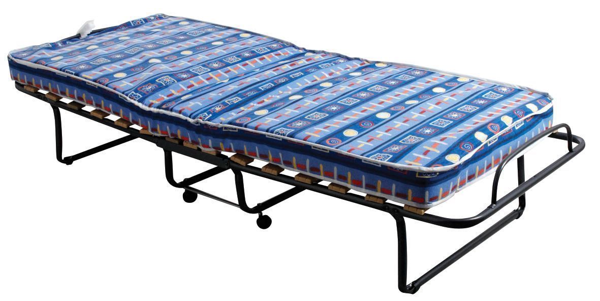 Lit d'appoint pliant como (bleu foncé)