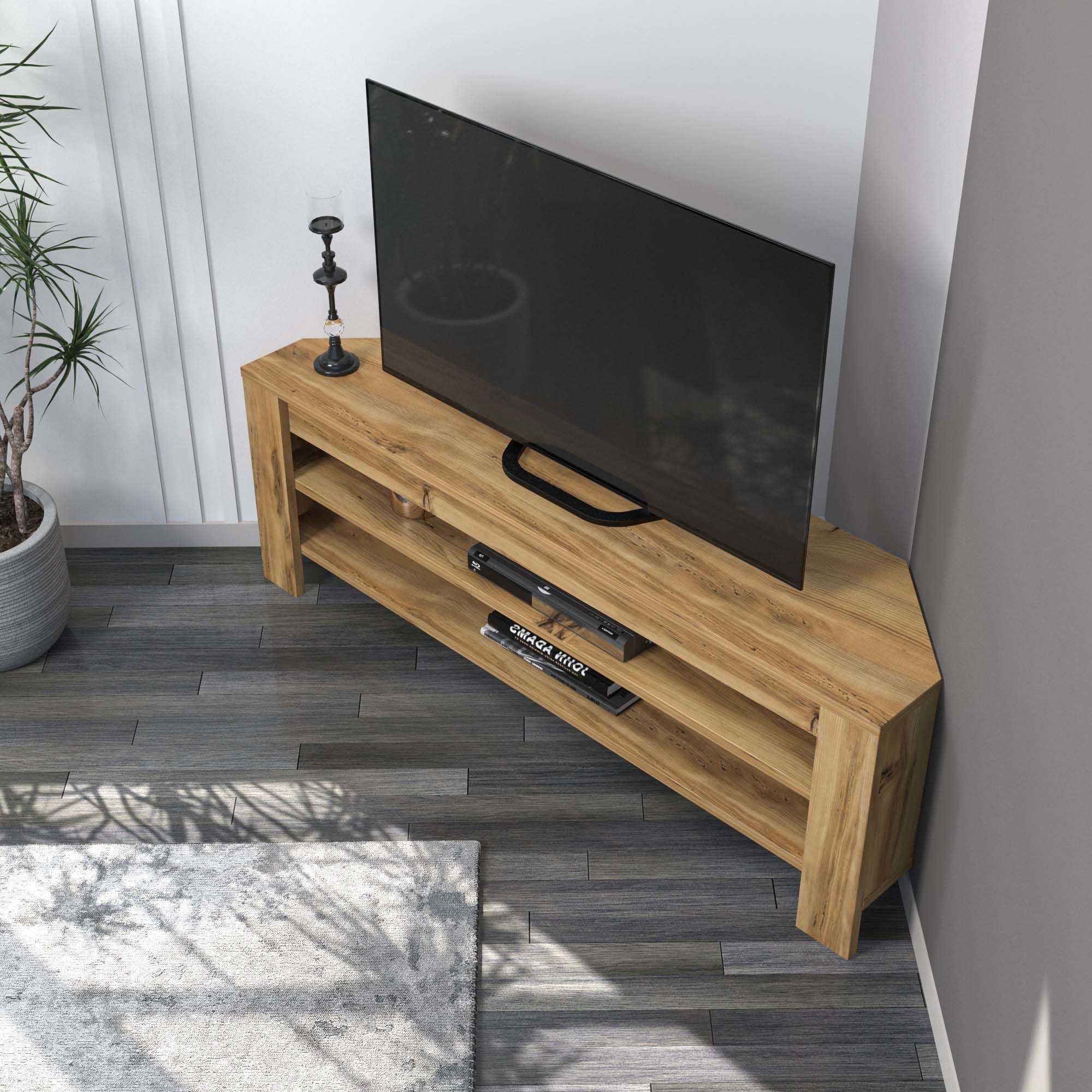 Meuble tv d'angle en aggloméré corner