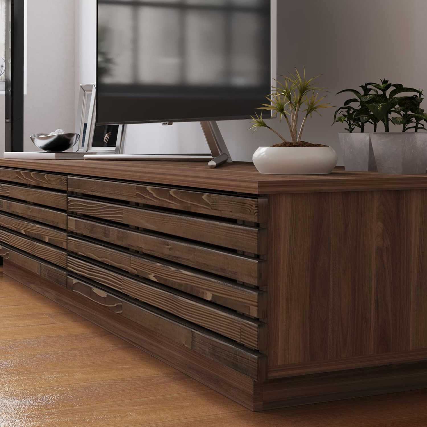 Meuble tv en bois ruben