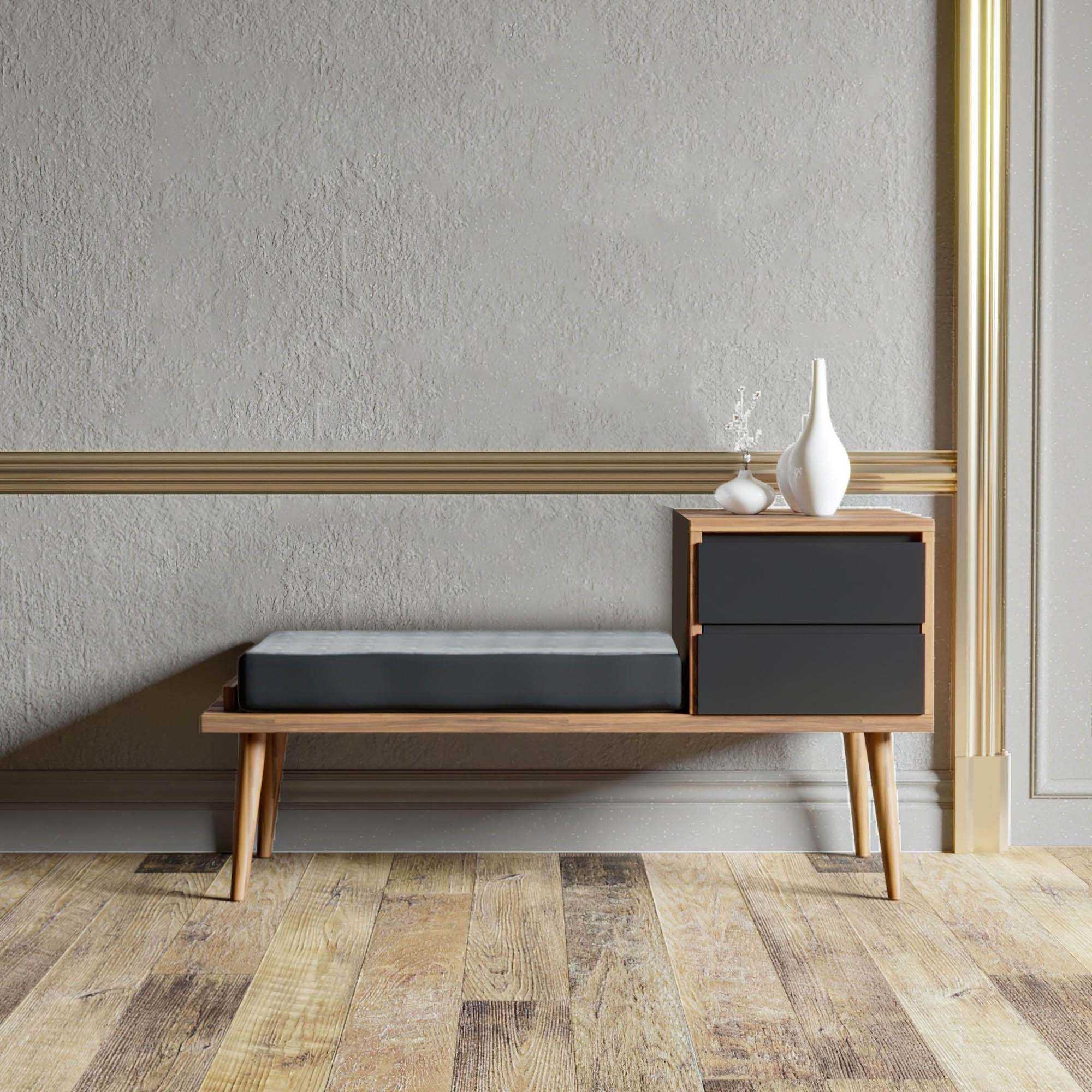 Meuble d'entrée avec banc intégré fiume