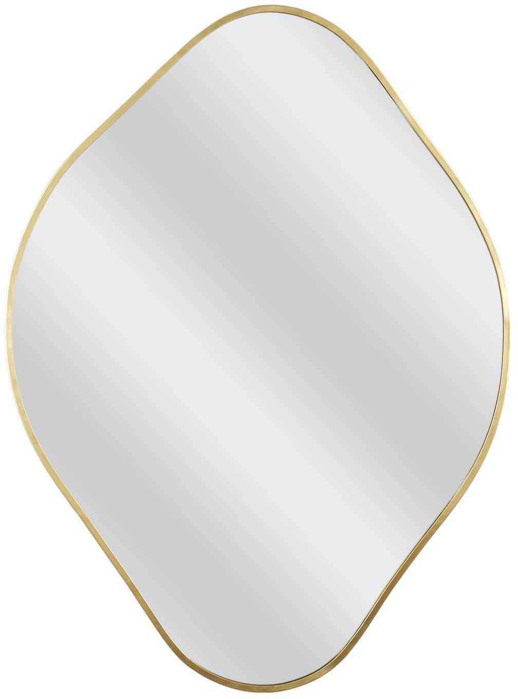 Miroir contour doré losange come