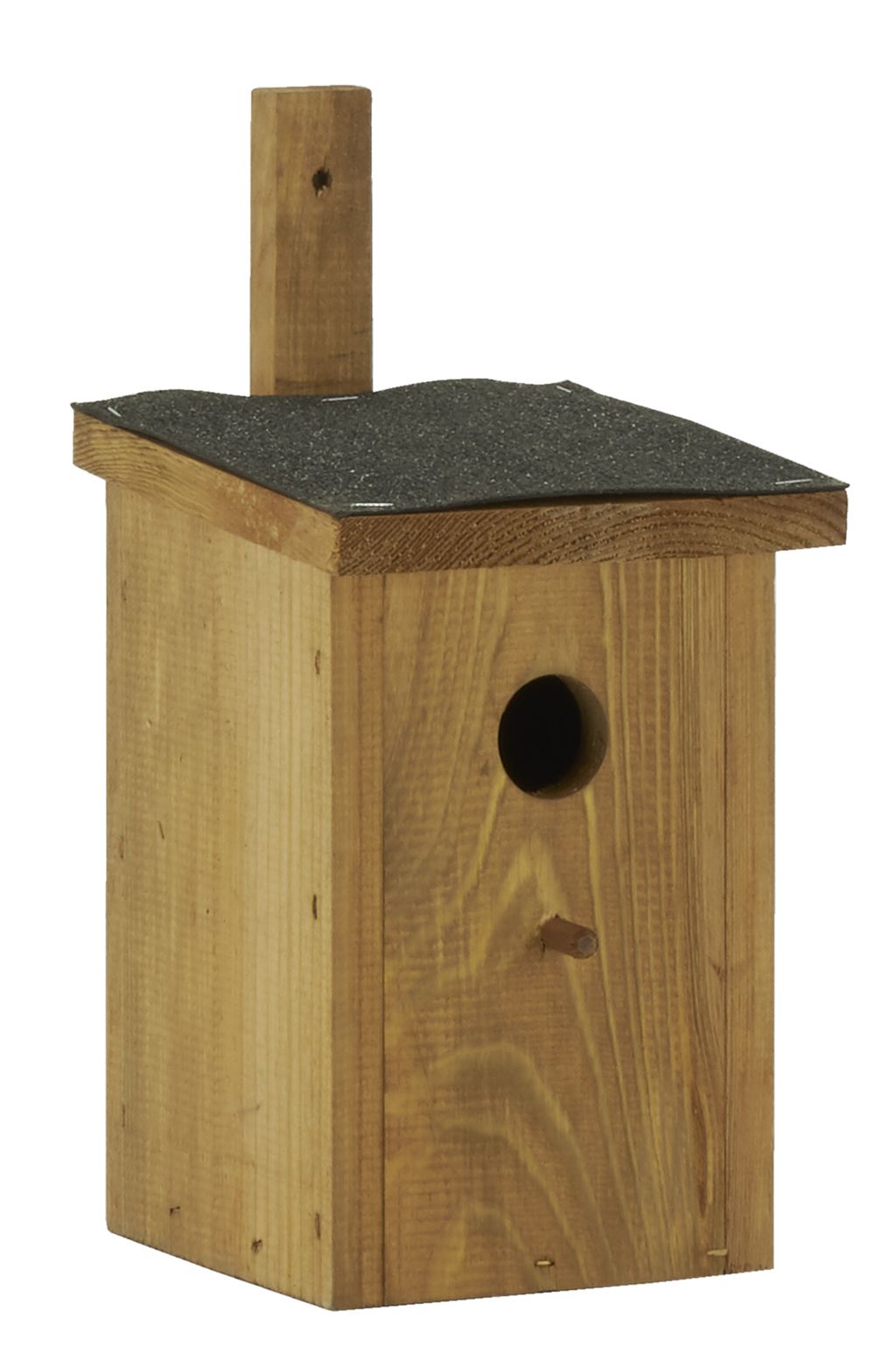 Nichoir en pin avec toit