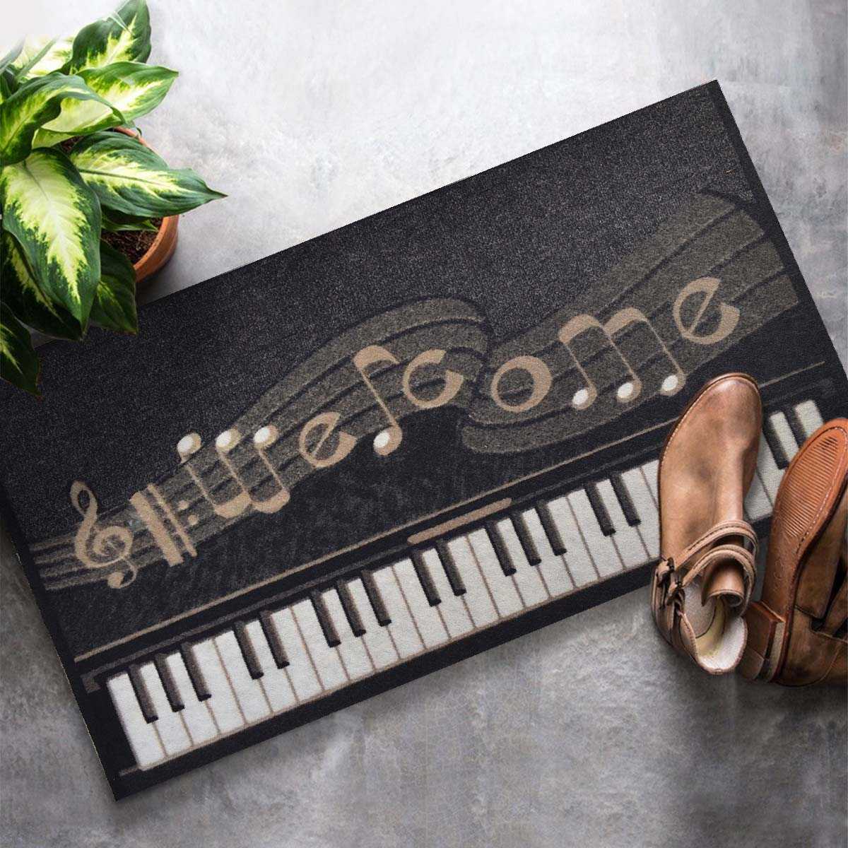 Paillasson en pvc 40 x 60 cm door (piano)
