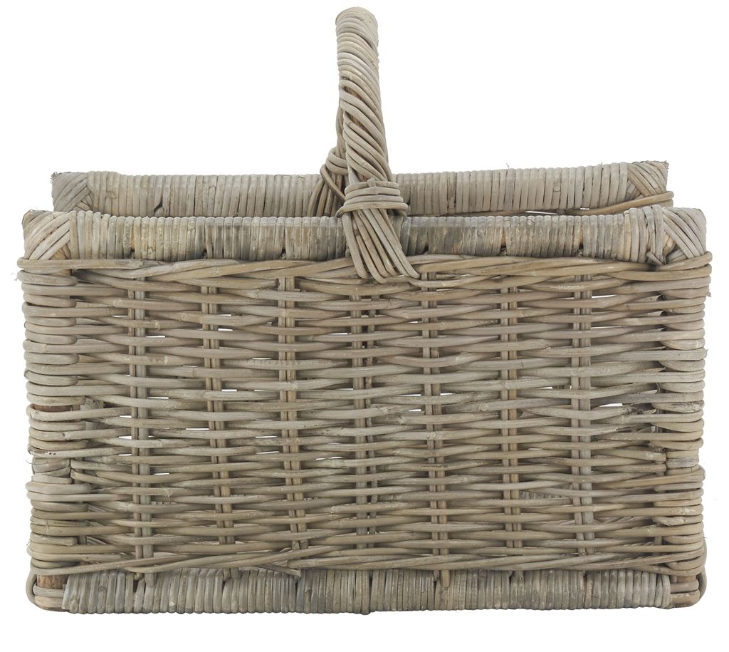 Panier à bûches rectangulaire en poelet