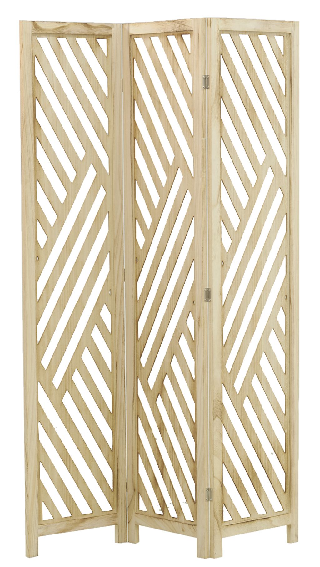 Paravent en bois naturel