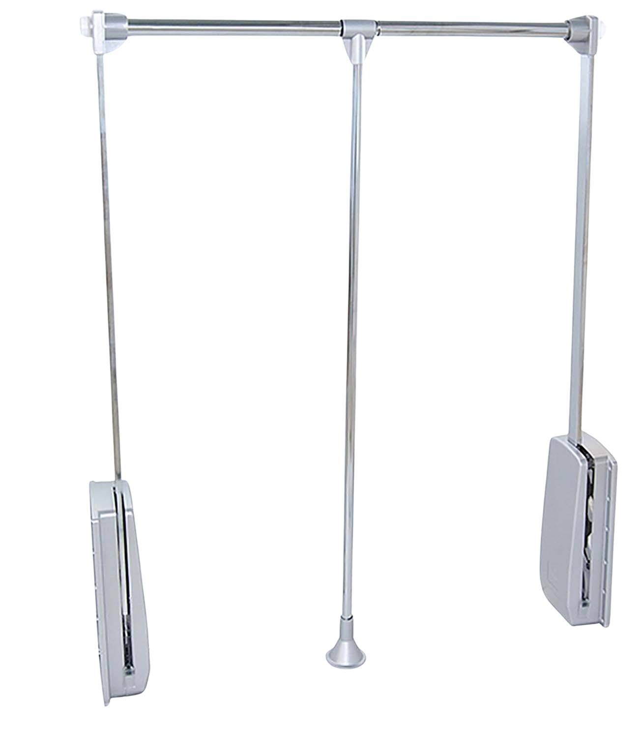 Penderie rabattable chromée pour armoire hang (largeur réglable de 60 à ...